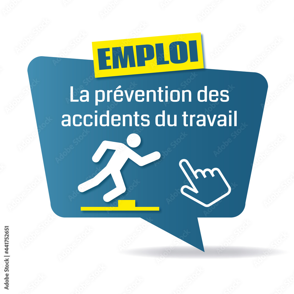 Logo la prévention des accidents du travail. Stock Vector | Adobe Stock
