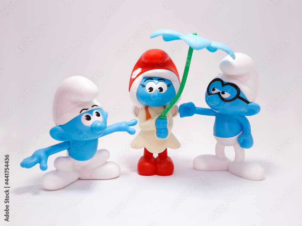 The smurfs. SmurfWillow, Philosopher and hefty. Smurfette from the ...