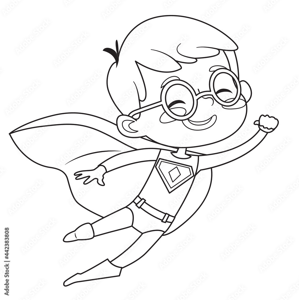 girl super hero coloring pages