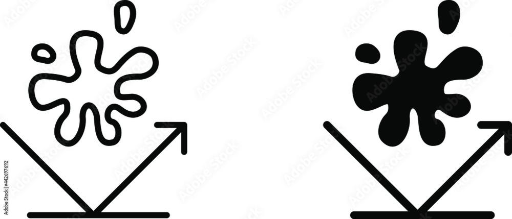 stain resistant icon , vector Stock Vector | Adobe Stock