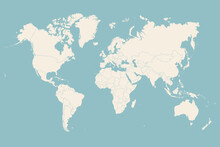 Political World Map 1968 Free Stock Photo - Public Domain Pictures