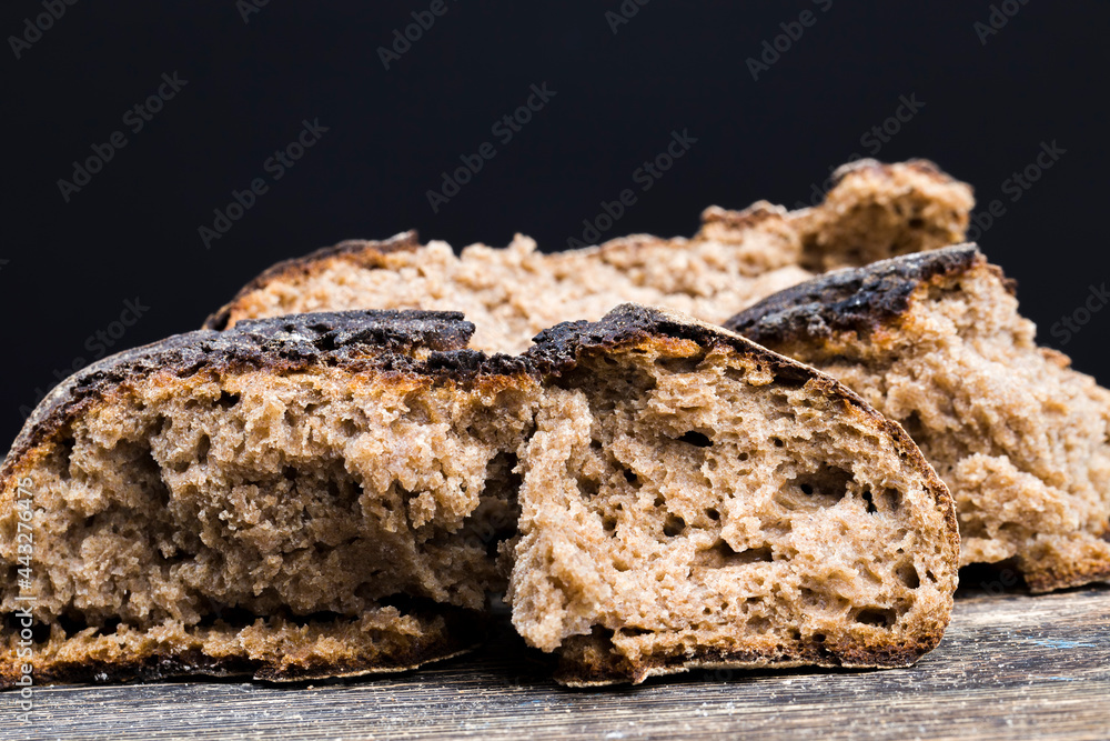 broken bread Stock Photo | Adobe Stock