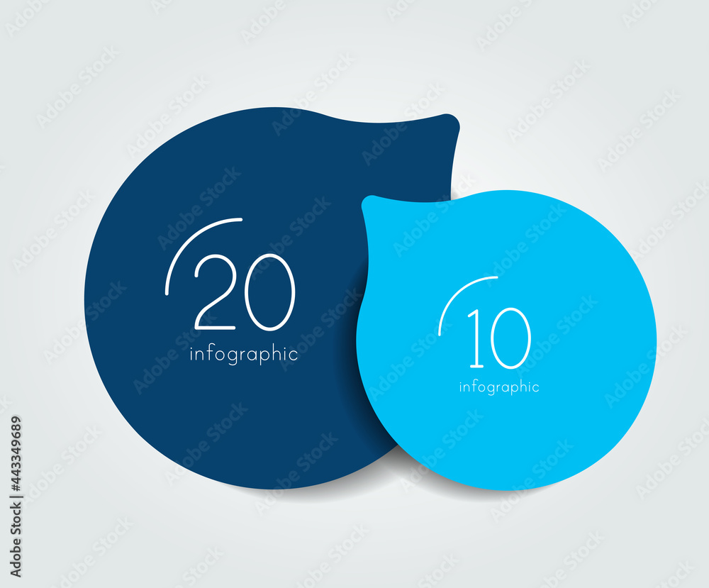 Two step template, banner, infographic, diagram, chart, column. Stock ...