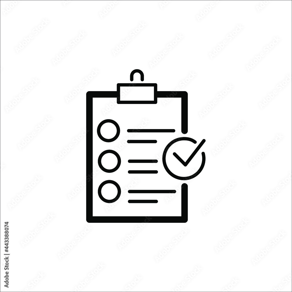 checklist icons symbol vector elements for infographic web Stock Vector ...