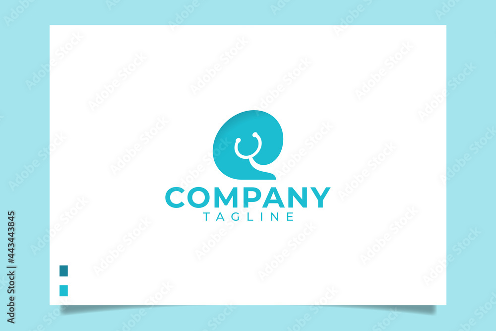 letter Q medical logo vector for any business especially for medical ...