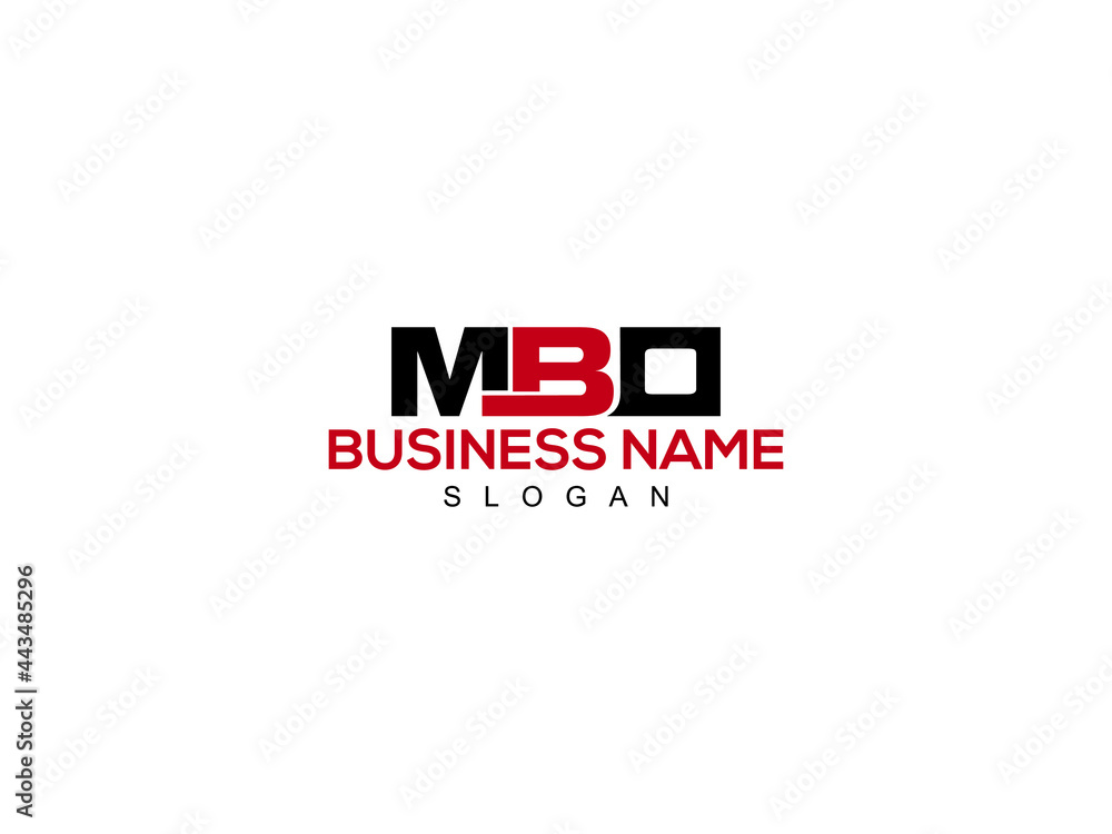 Letter MBO Logo Icon Vector Image Design For Your Business Stock Vector ...