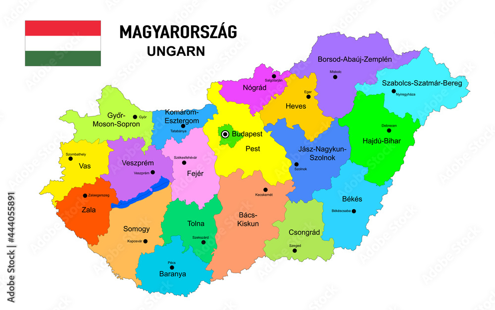 Faszinierend Landkarte Von Ungarn Bildnull