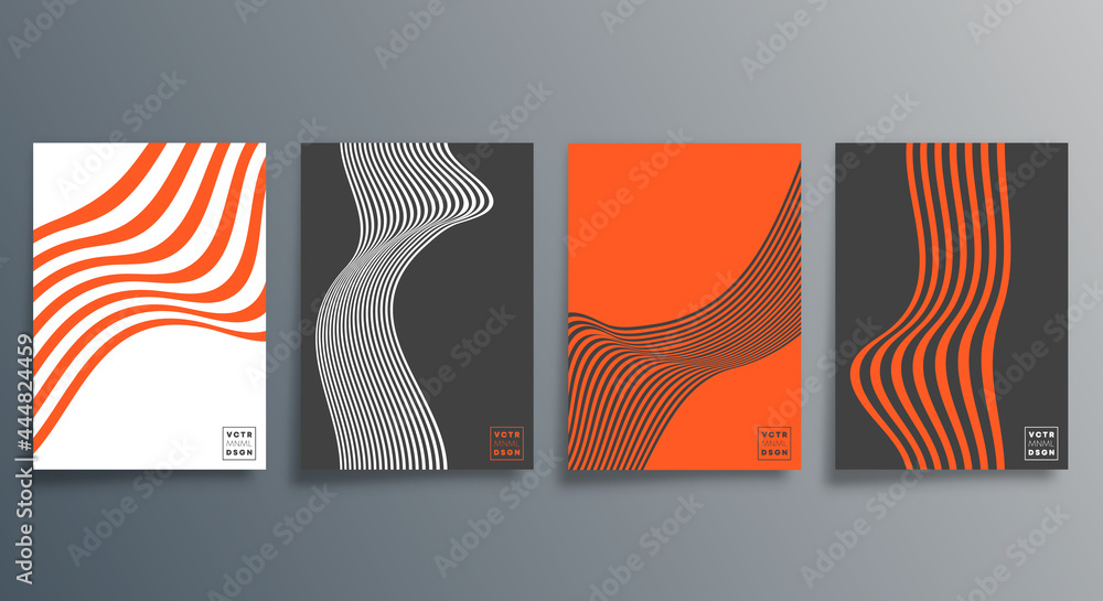 Line minimal design for flyer, poster, brochure cover, background ...