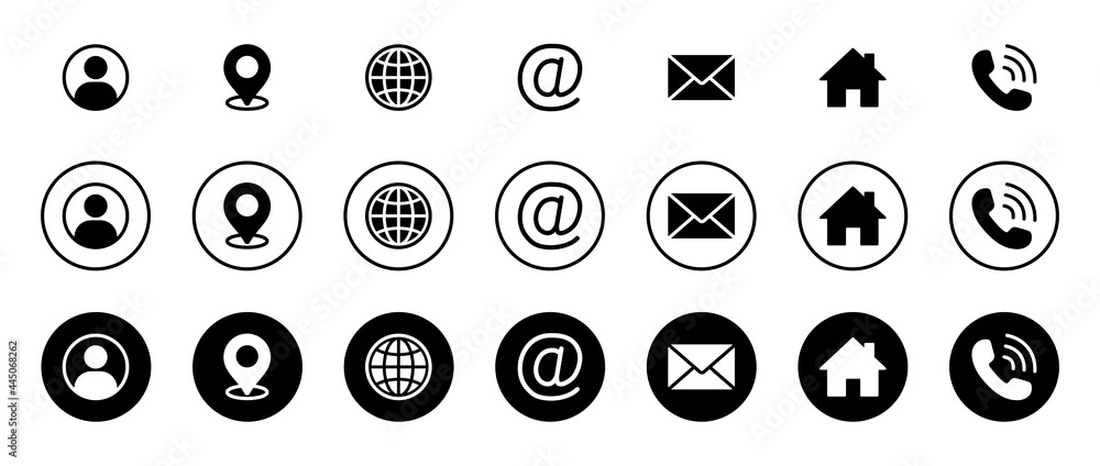 Web icon set. Website set icon vector Stock Vector | Adobe Stock