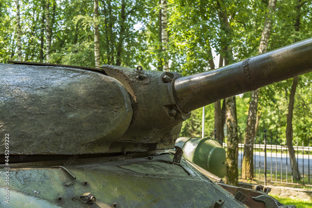 Rare retro tank. Vadim Zadorozhny Vehicle Museum. One of the largest ...