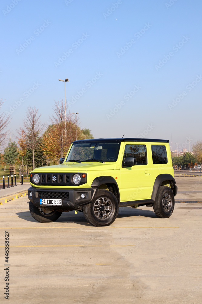 Suzuki Jimny is a line of four-wheel drive off-road mini SUVs, made by ...