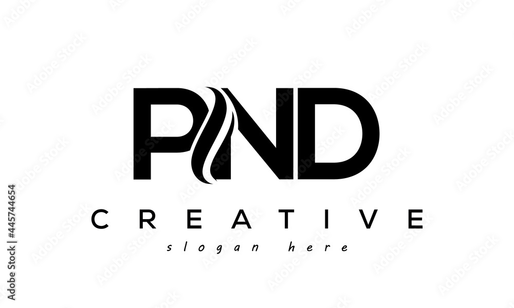 Letter PND creative logo design vector Stock Vector | Adobe Stock