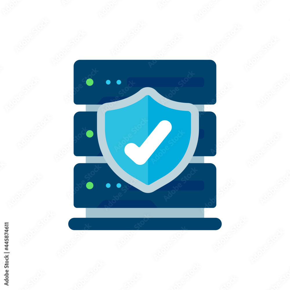 Image vectorielle Stock vector database server data storage technology on cloud computing for ...