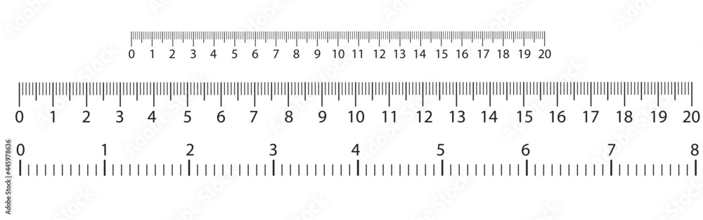 size indicators Measuring tool, Ruler scale, Precision measurement of ...