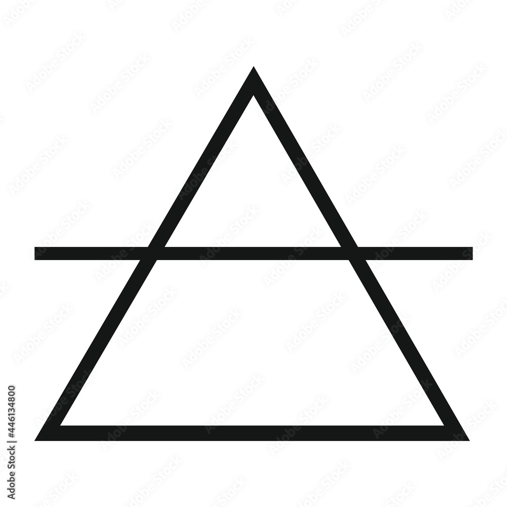 air symbol triangle Stock Illustration | Adobe Stock