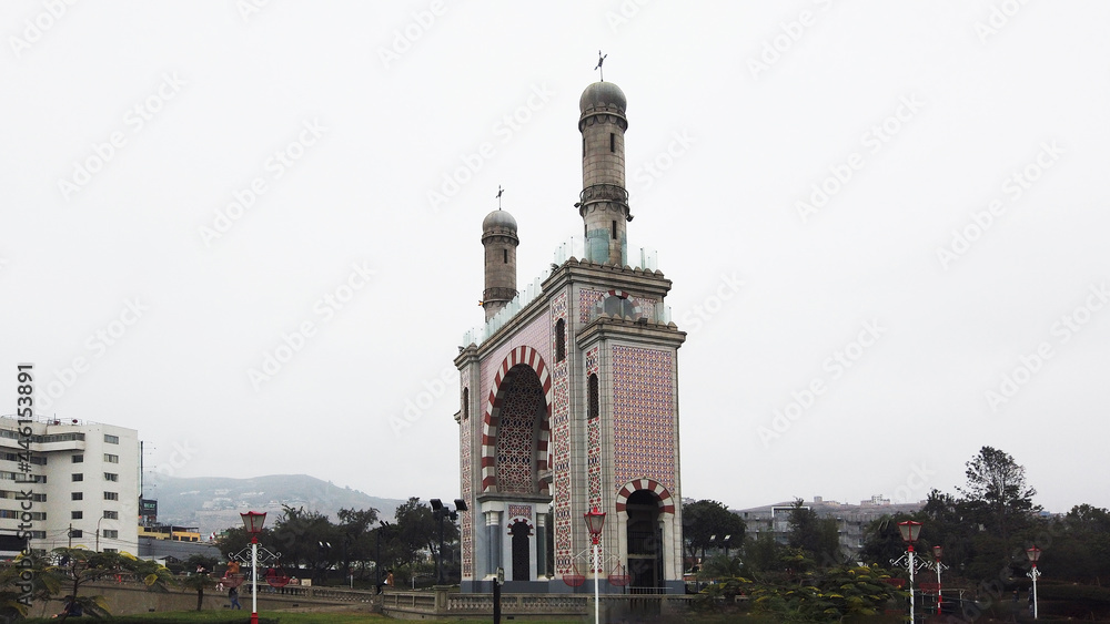 Stock-Foto „Parque de Amistad en el distrito de Surco de la Capital de ...