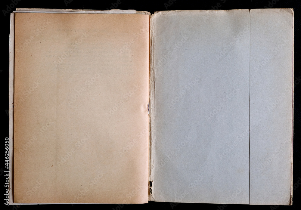 Old blank book pages Stock Photo | Adobe Stock
