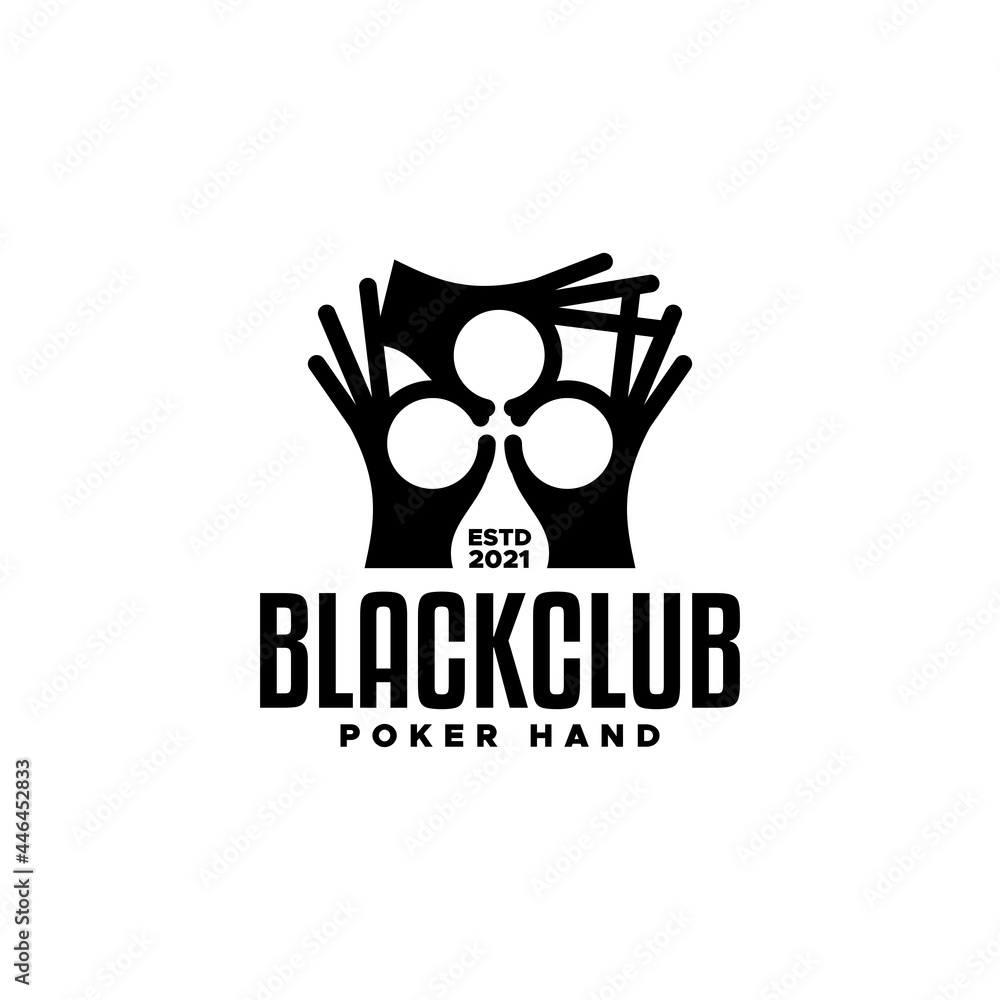 illustration of a three hands forming a club-shaped, good for any ...