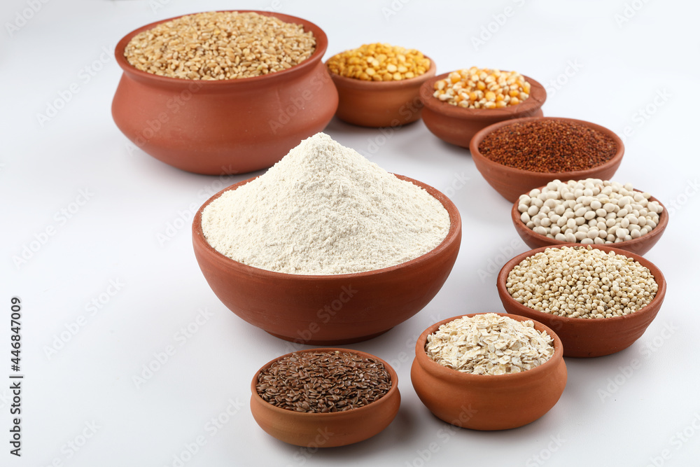 Whole wheat Atta with multigrains, soya,ragi,maize,chana,jowar,bajara ...