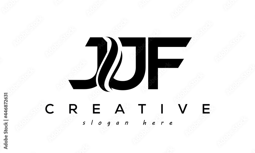 Letter jJF creative logo design vector Stock Vector | Adobe Stock