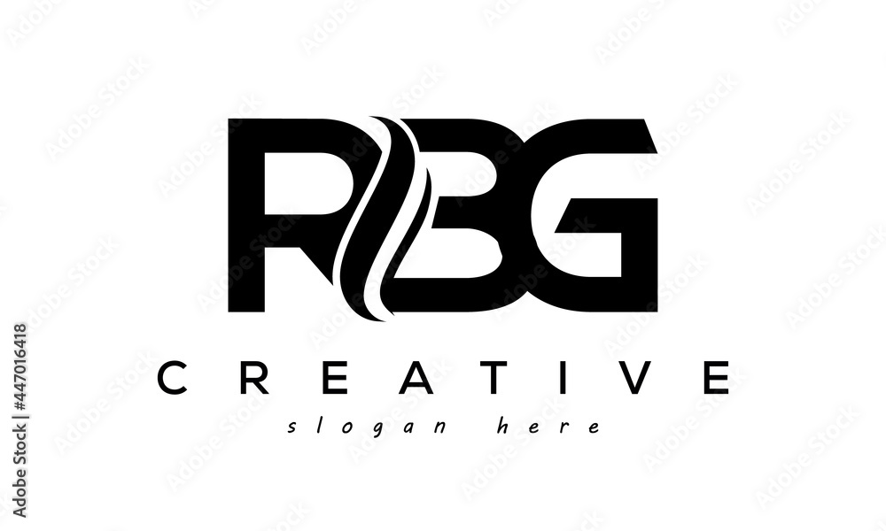 Letter RBG creative logo design vector Stock Vector | Adobe Stock