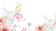 Flowers Background, Frame Free Stock Photo - Public Domain Pictures