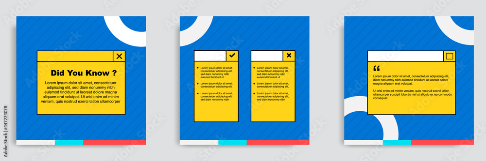 Social media tutorial, tips, trick, did you know post banner layout ...