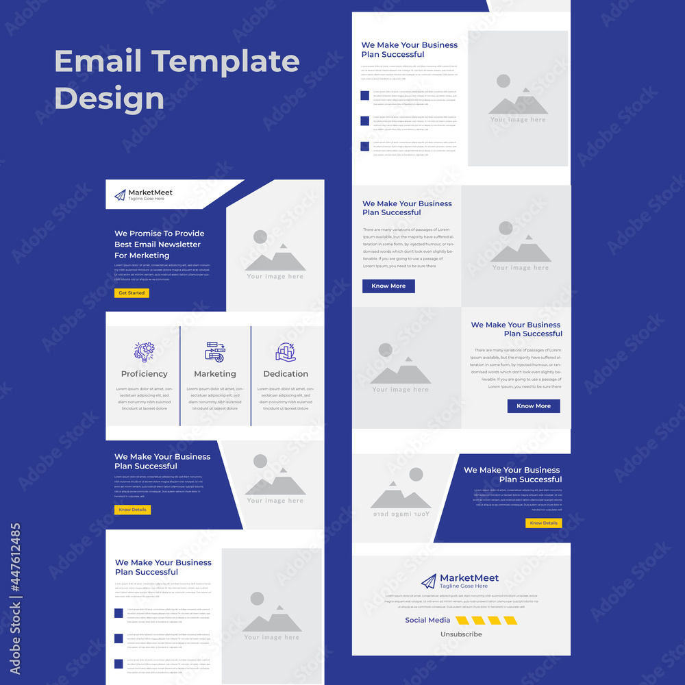Responsive professional email marketing newsletter template automation ...