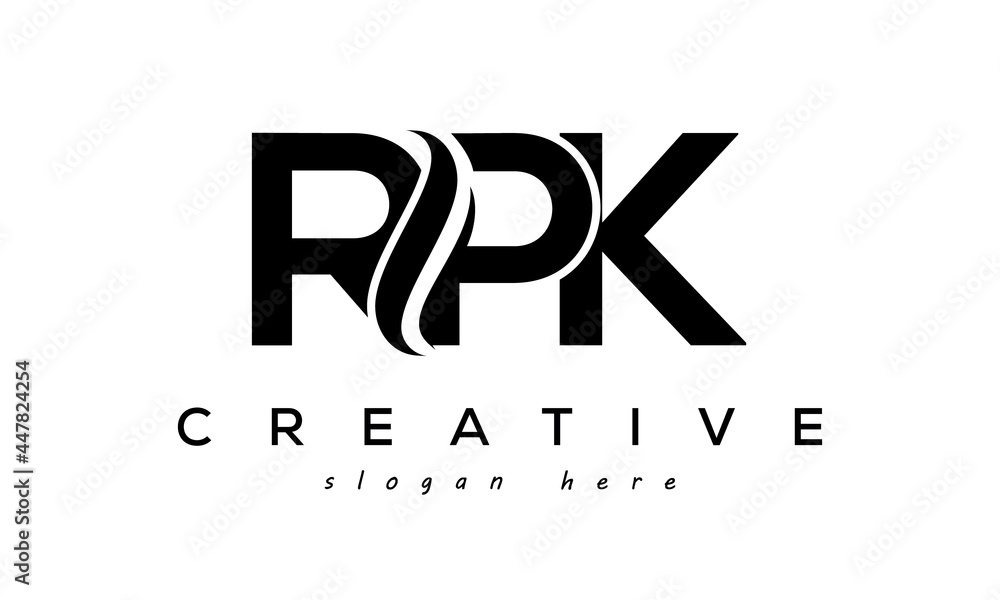 Letter RPK creative logo design vector Stock Vector | Adobe Stock
