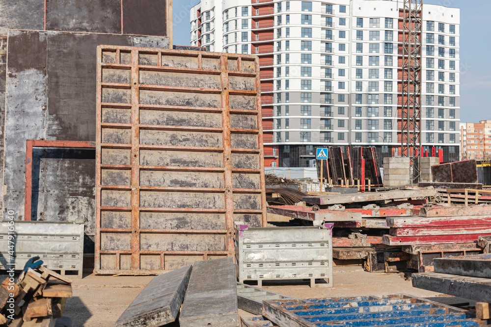 Formwork for monolithic construction of buildings. Monolithic ...