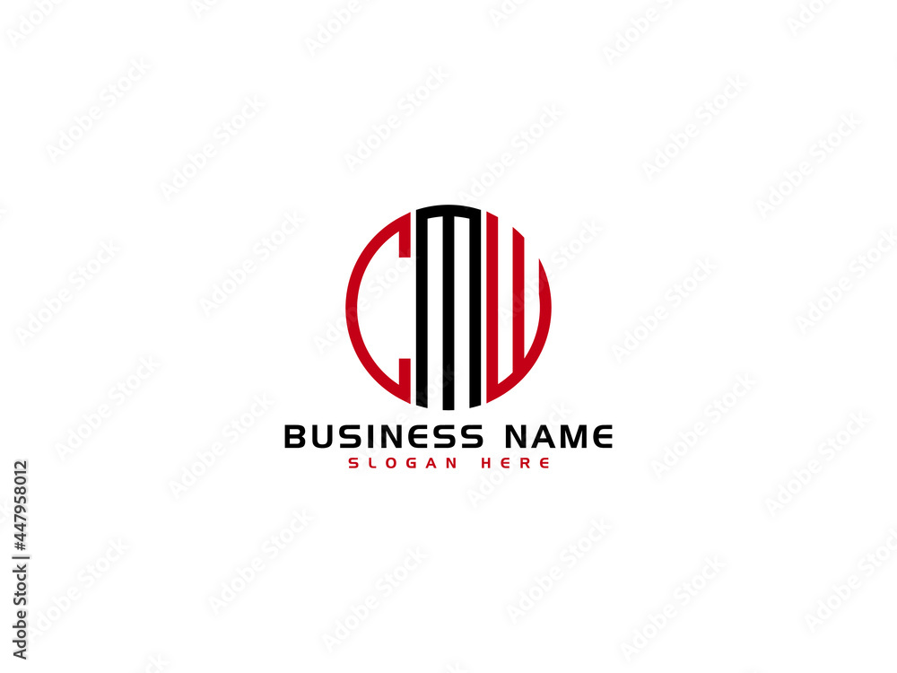Letter CMW Logo Icon Vector Image Design For New Business Stock Vector ...