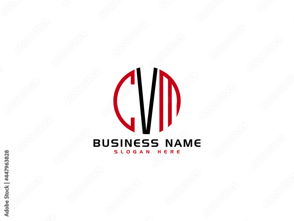 Letter CVM Logo Icon Vector Image Design For New Business Stock Vector ...