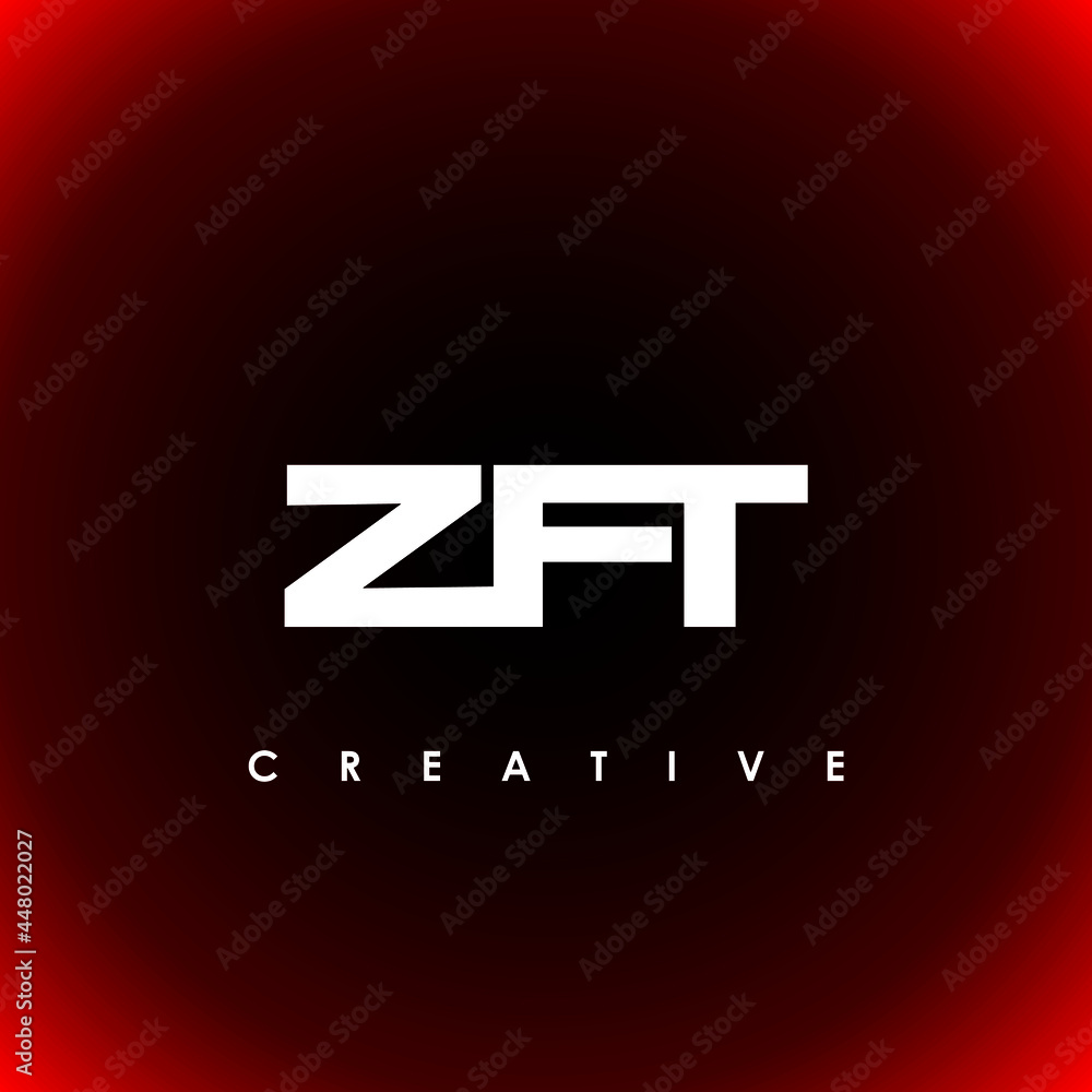 ZFT Letter Initial Logo Design Template Vector Illustration Stock ...