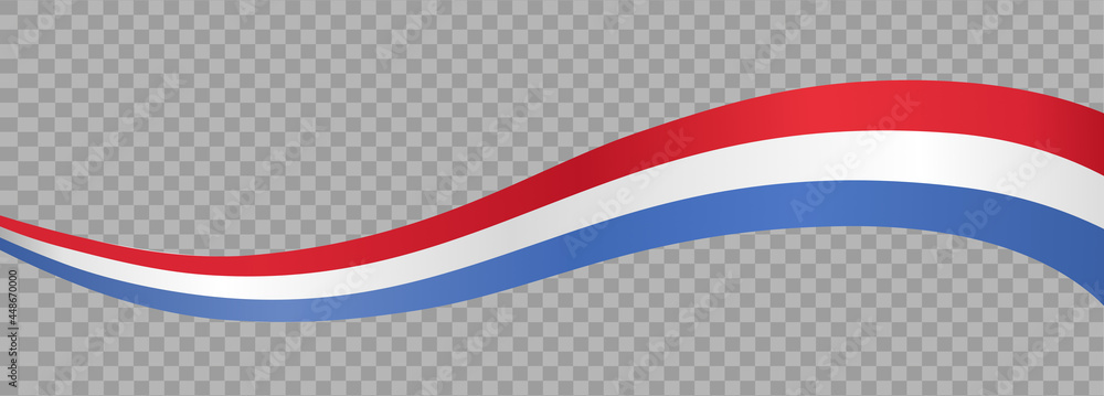 Waving flag of Netherlands isolated on png or transparent background ...