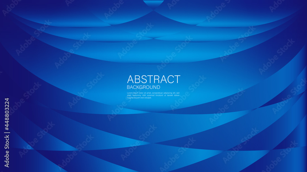 Blue abstract background, wave vector background, blue background ...