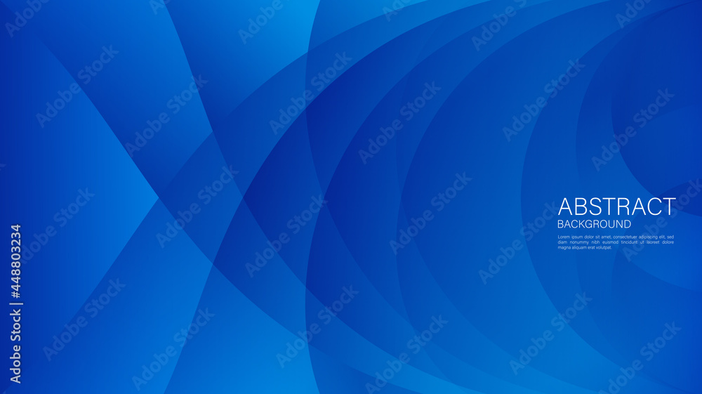 Blue abstract background, wave vector background, blue background ...