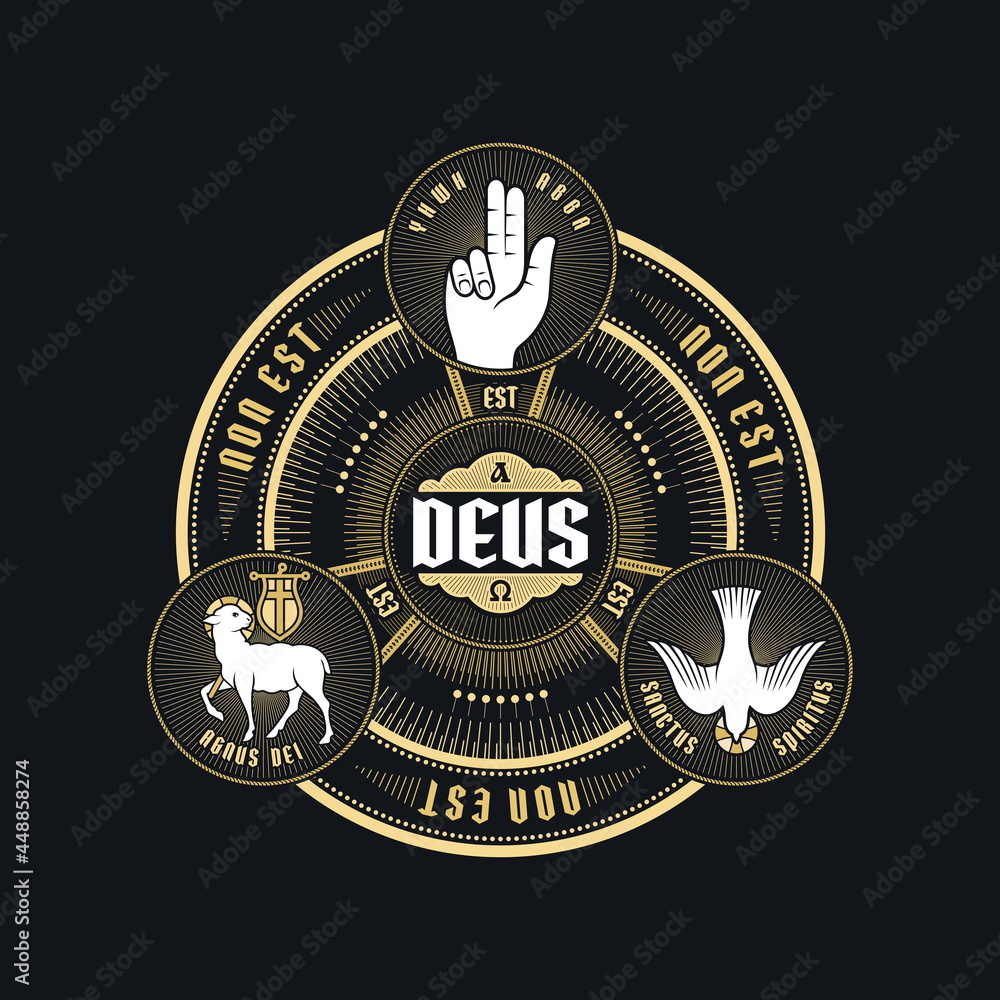 Стоковое векторное изображение «Christian illustration. The magnificent ...