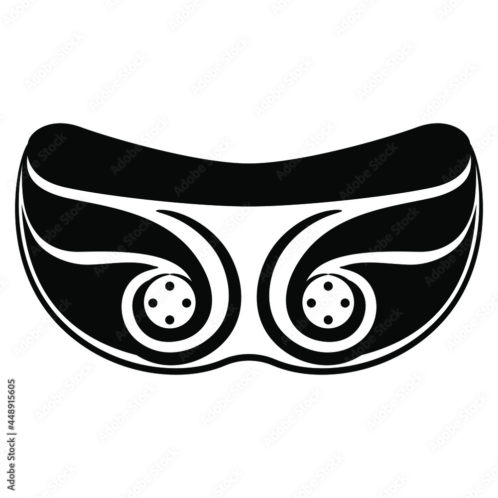 Ethnic spiral ornament of Aleut Indians. Indigenous Native American art ...