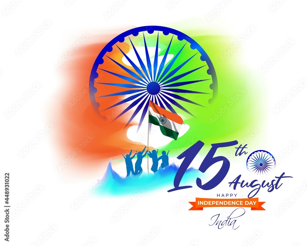 vector illustration for Indian independence day -15th august Stock ...