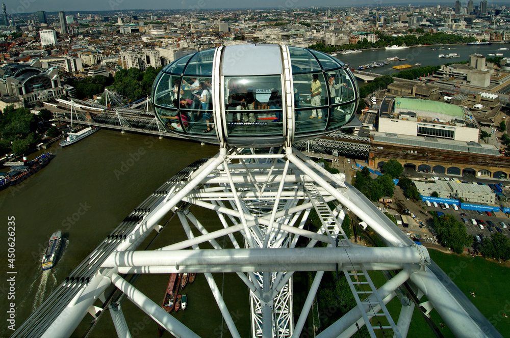 Foto Great 360 degree view from Capsule! The London Eye (AKA the ...