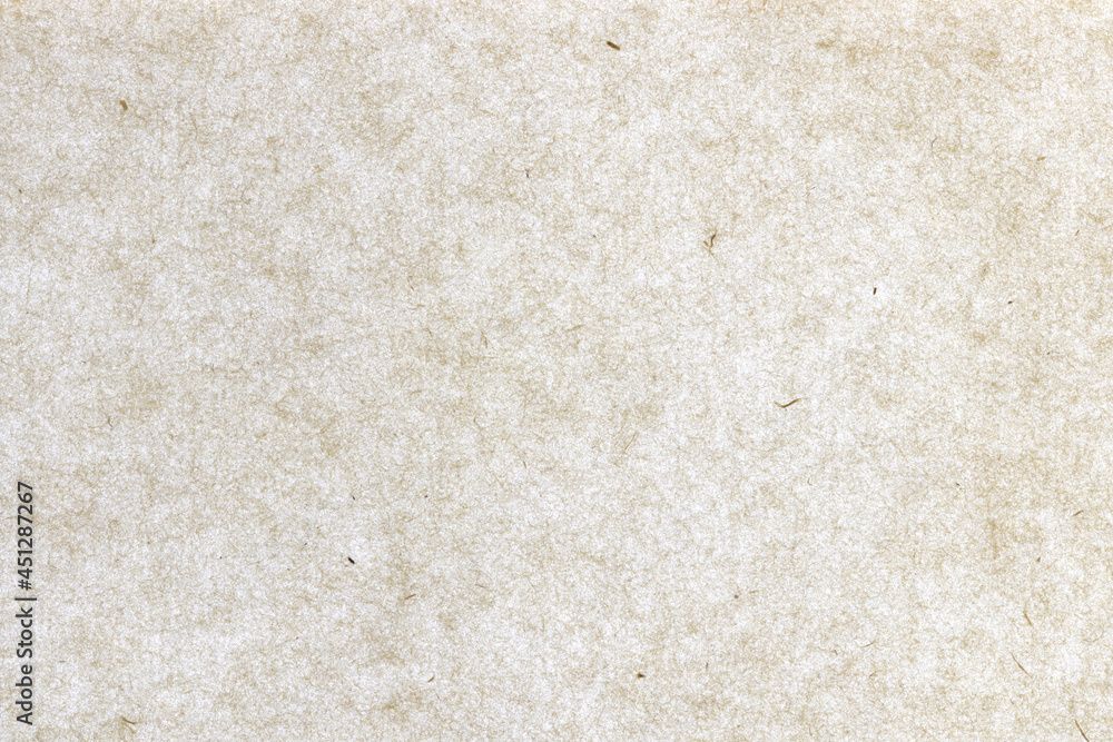 Thin silk hairs kraft decorated paper background. Plant fibers ...