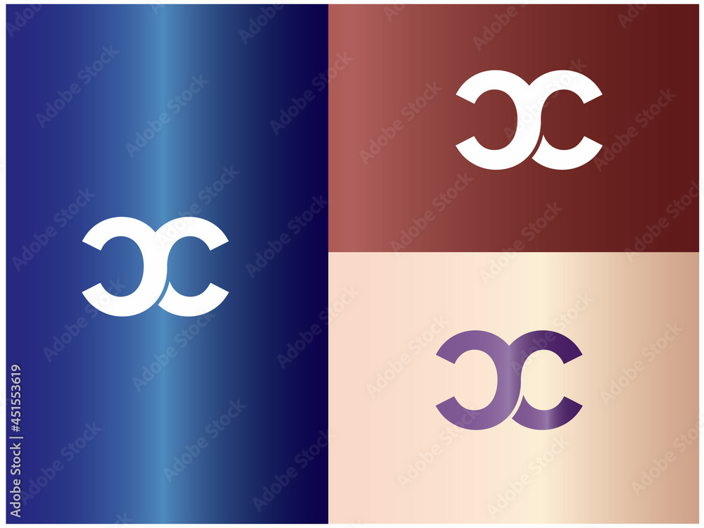 Initial cc letter logo.This file Ai+EPS+ JPG Stock Vector | Adobe Stock