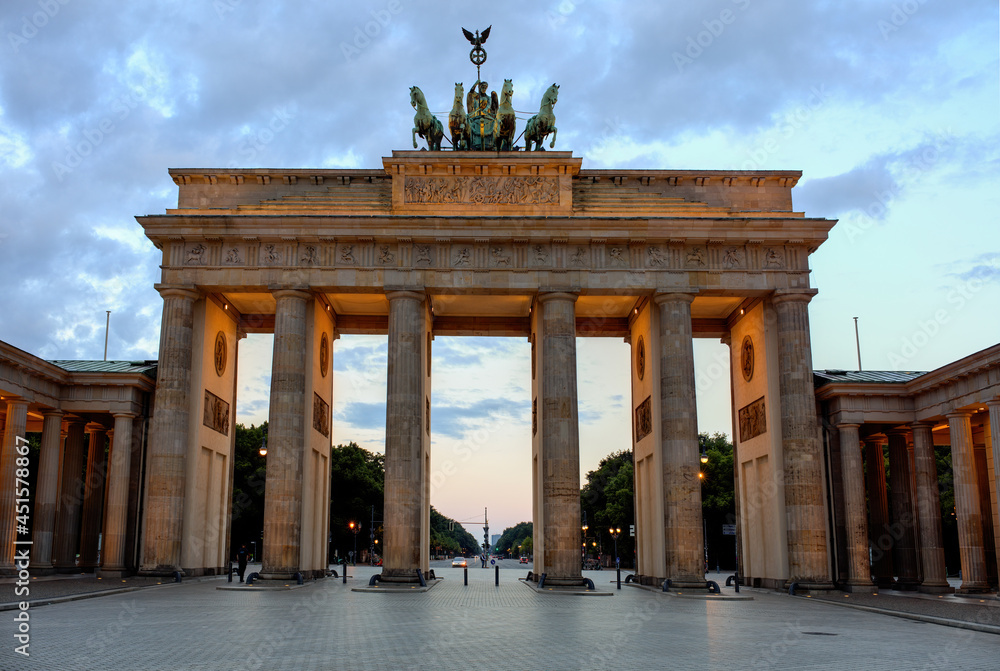 Brandenburg Gate is Berlin's most famous landmark. A symbol of Berlin ...