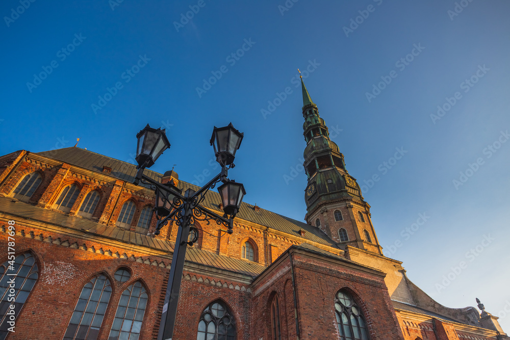 Riga St. Peter's Church - the tallest peak in Riga, is one the oldest ...