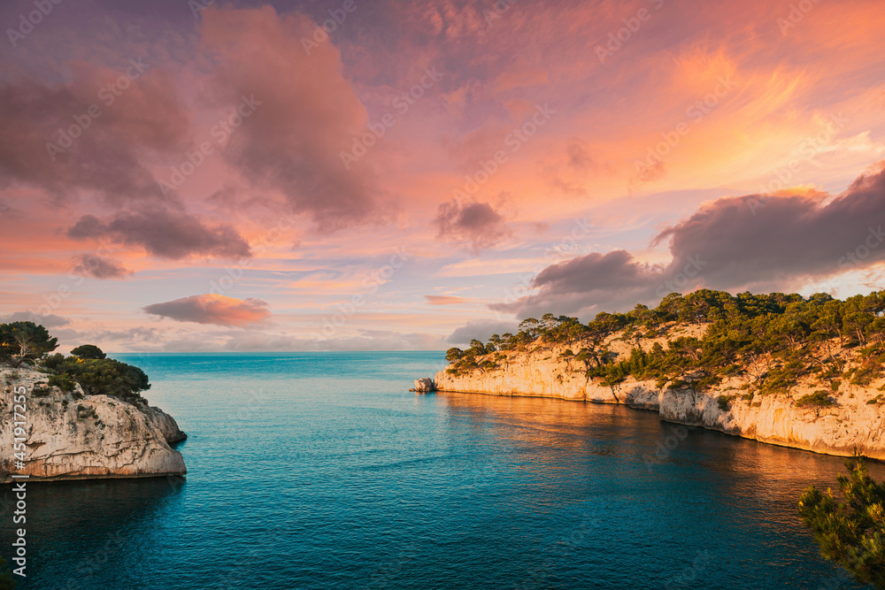 Cassis, Calanques, France. French Riviera. Beautiful Nature Of Cote De ...