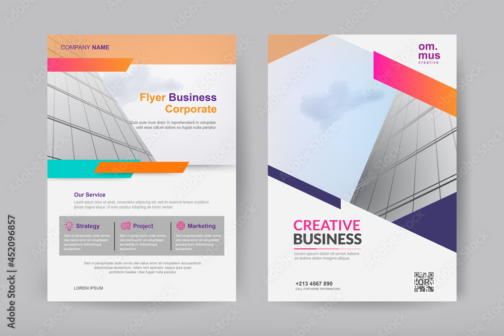 Corporate Business Cover Design Template. Can use to Brochure, Flyer ...