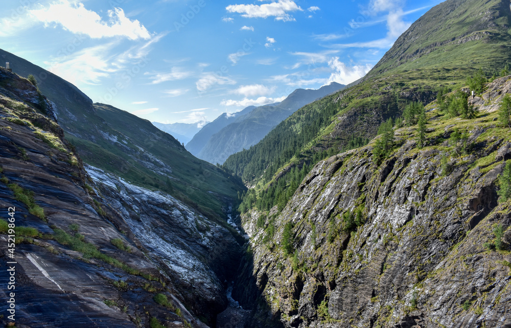 Möllschlucht, Elisabethfelsen, Möll, Quelle, Fluss, Schlucht, Sandersee ...