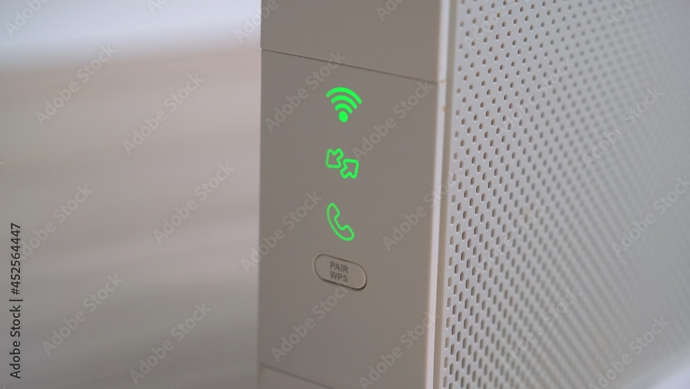 Home Internet Modem Router Wireless Access Point Boot Sequence Status ...