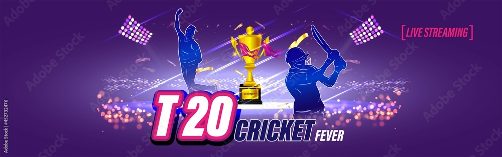 ICC Men's T20 World Cup cricket championship abstract background. Stock ...