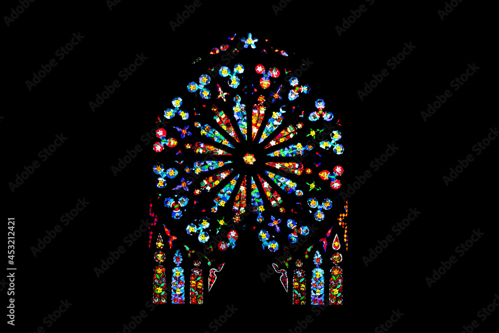 Church Stained Glass Mandala